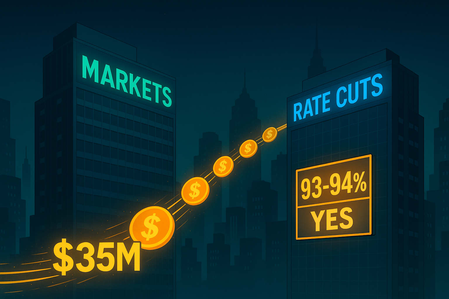 Will the Fed Cut Rates? 94% Say Yes with $35 Million on the Line