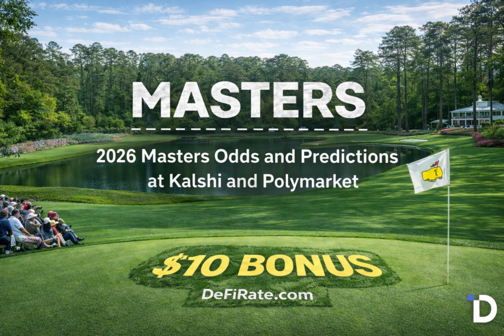 2026 Masters Odds to Win: Top 10, 20 at Kalshi & Polymarket